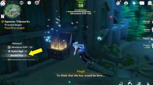 Fontaine Ancient Key Location - Aqueous Tidemarks Genshin Impact Quest ...