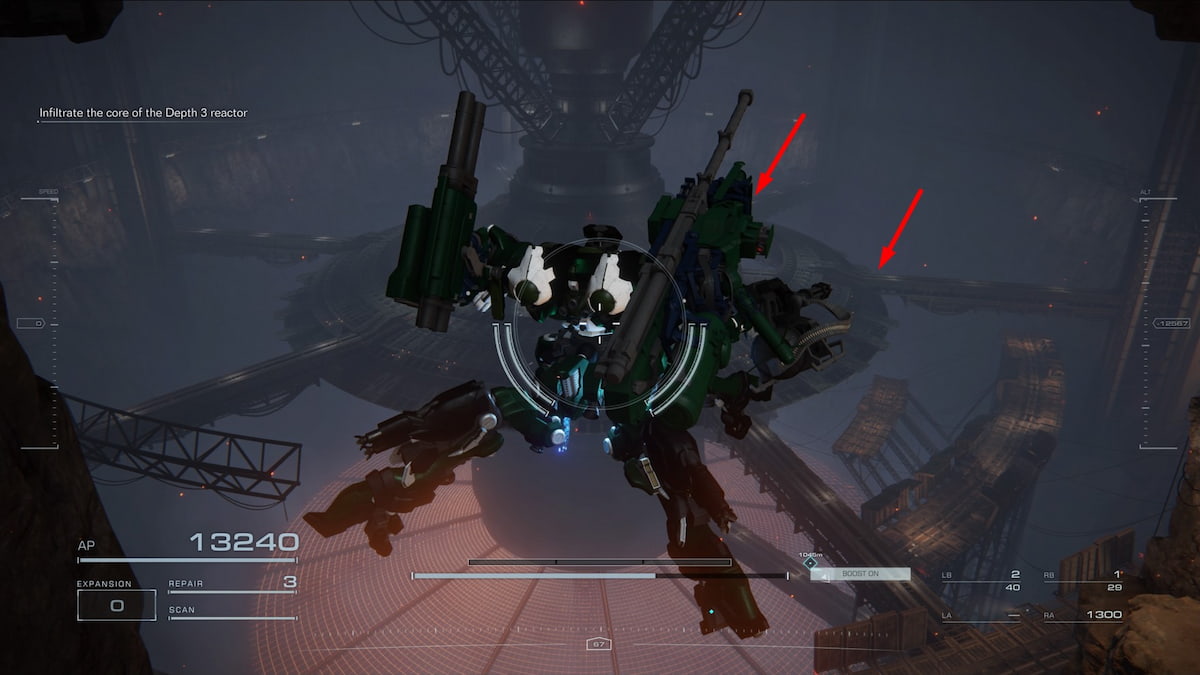 Underground Exploration Depth 3 Combat Log Locations In Armored Core 6