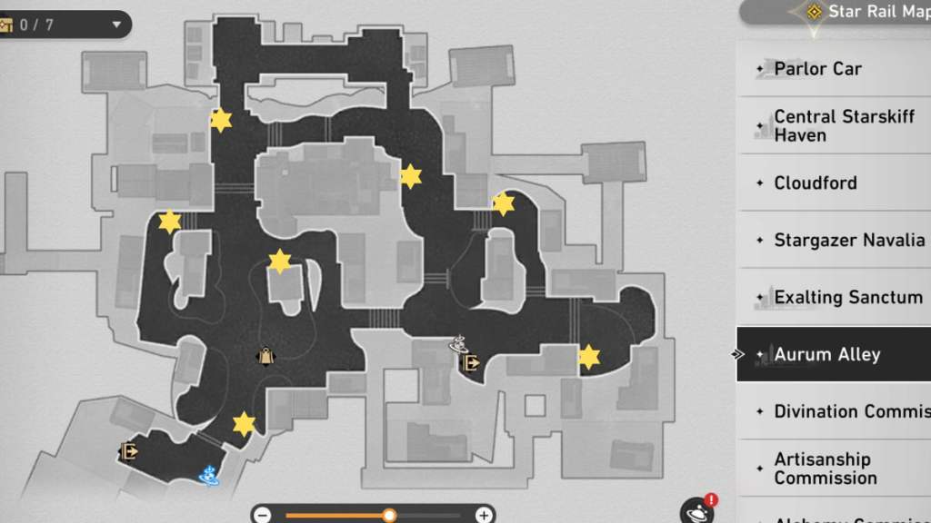 All Aurum Alley Commission Treasure Chest Locations in Honkai Star Rail ...