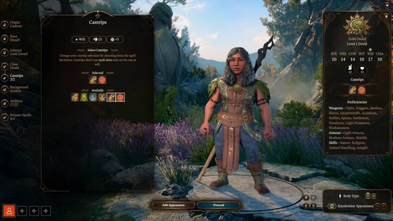 Baldurs Gate 3 Druid Build Guide Best Stats And Subclass Pro Game Guides