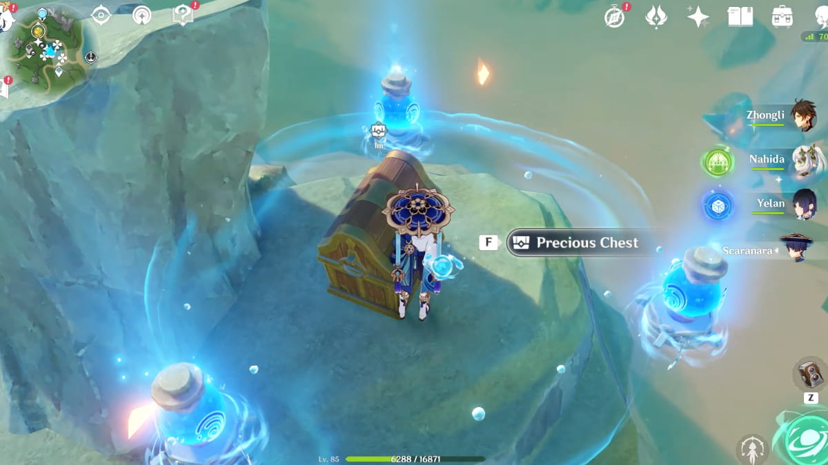 Genshin Impact Beryl Region Elynas boiling lake puzzle guide (Precious ...