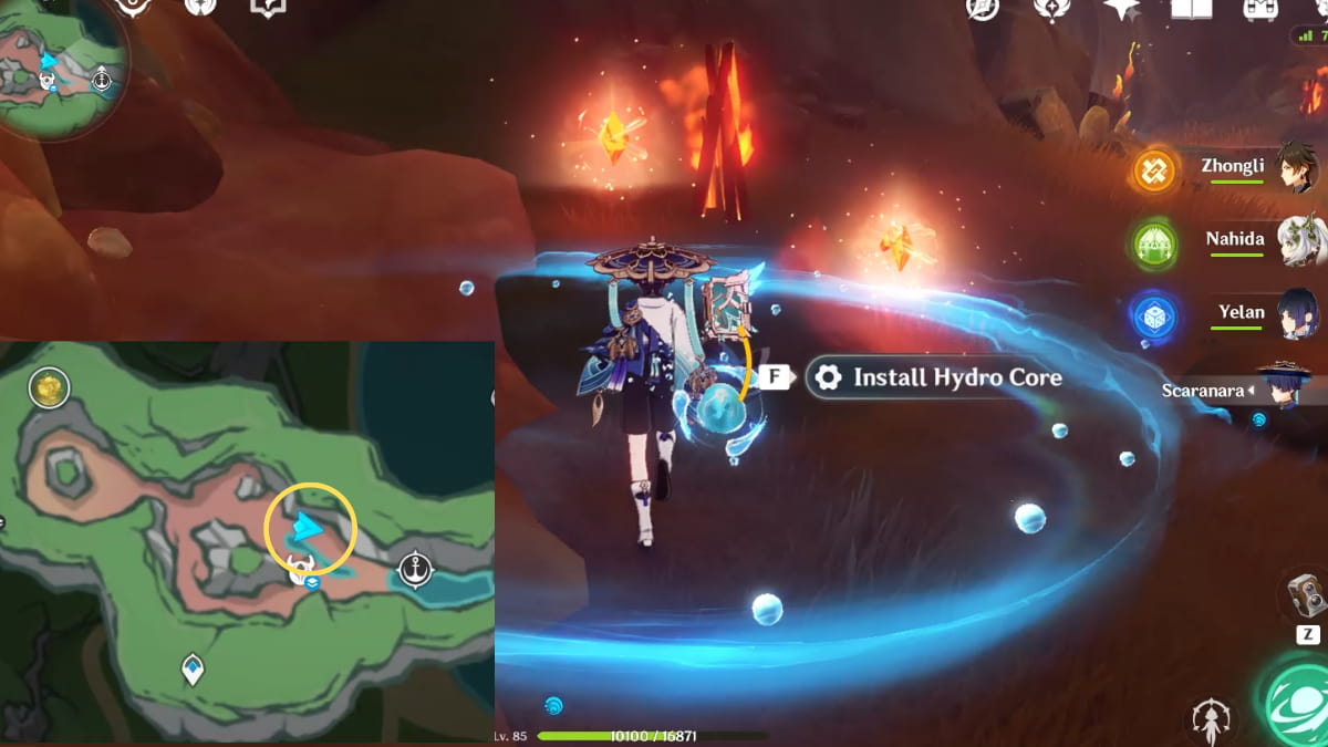 Genshin Impact Beryl Region Elynas boiling lake puzzle guide (Precious ...