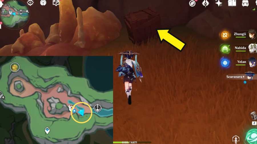 Genshin Impact Beryl Region Elynas boiling lake puzzle guide (Precious ...