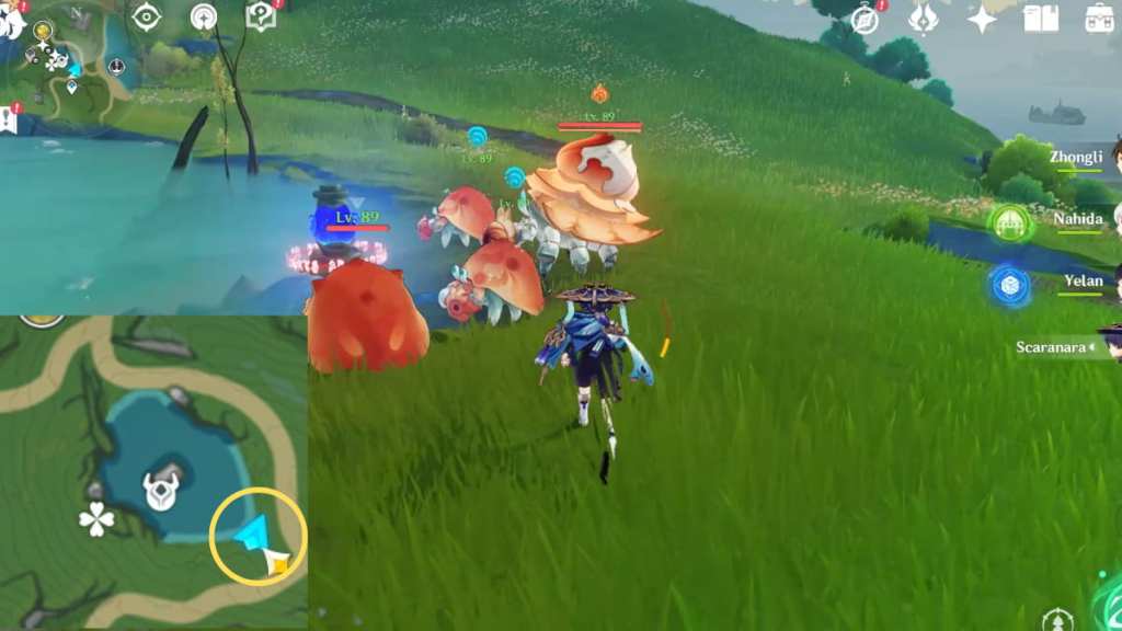 Genshin Impact Beryl Region Elynas boiling lake puzzle guide (Precious ...