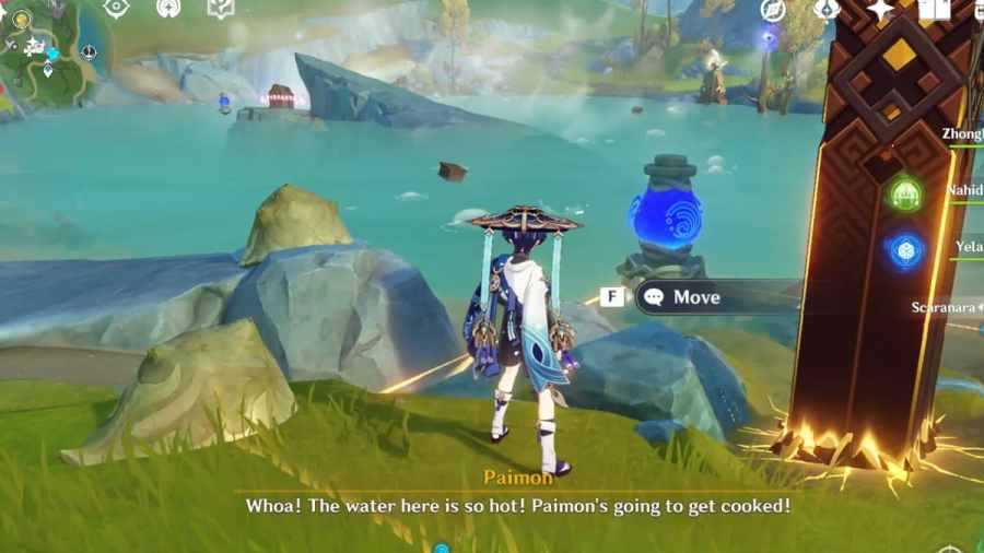 Genshin Impact Beryl Region Elynas boiling lake puzzle guide (Precious ...