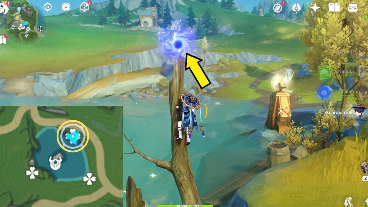 Genshin Impact Beryl Region Elynas boiling lake puzzle guide (Precious ...