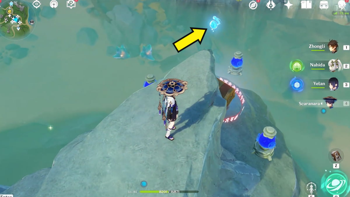 Genshin Impact Beryl Region Elynas boiling lake puzzle guide (Precious ...