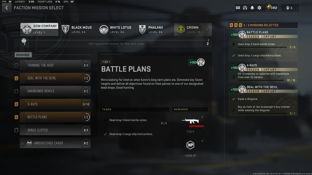 DMZ Battle Plans mission guide | Pro Game Guides