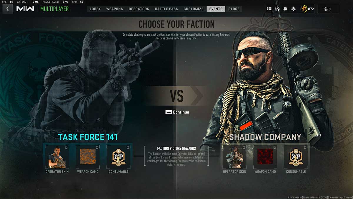 All Challenges and Rewards in Faction Showdown Event in MW2 & Warzone 2 ...