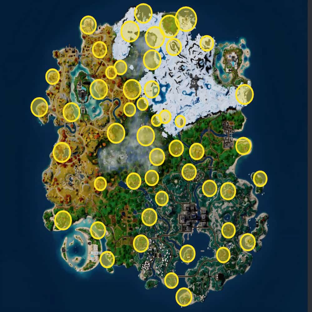 All Fortnite Chapter 4 Season 4 Holo Chest Locations (Map) | Pro Game ...