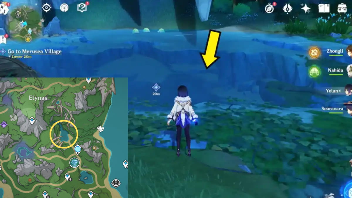 How to get to Merusea Village in Genshin Impact | Pro Game Guides