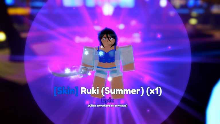 All Summer Skins in Anime Adventures - Roblox | Pro Game Guides