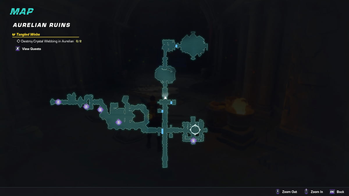 How to Destroy Crystal Webbing in Aurelian - Wayfinder (Map) | Pro Game ...