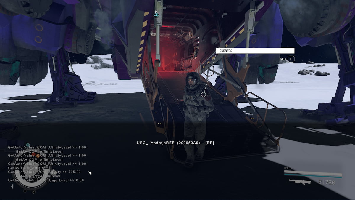 How to see how much companions like you in Starfield (Companion Affinity Console Command) | Pro ...