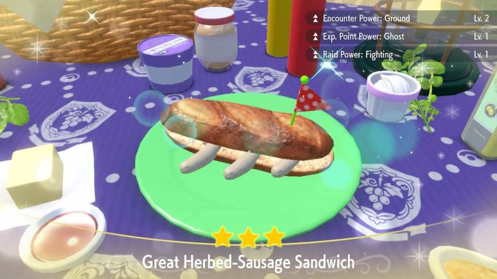 How to make Encounter Power Sandwiches (All Types) in Pokémon Scarlet ...