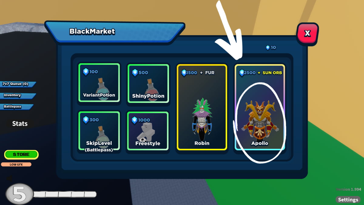 How to get Apollo in Inazuma Rebirth - Roblox | Pro Game Guides