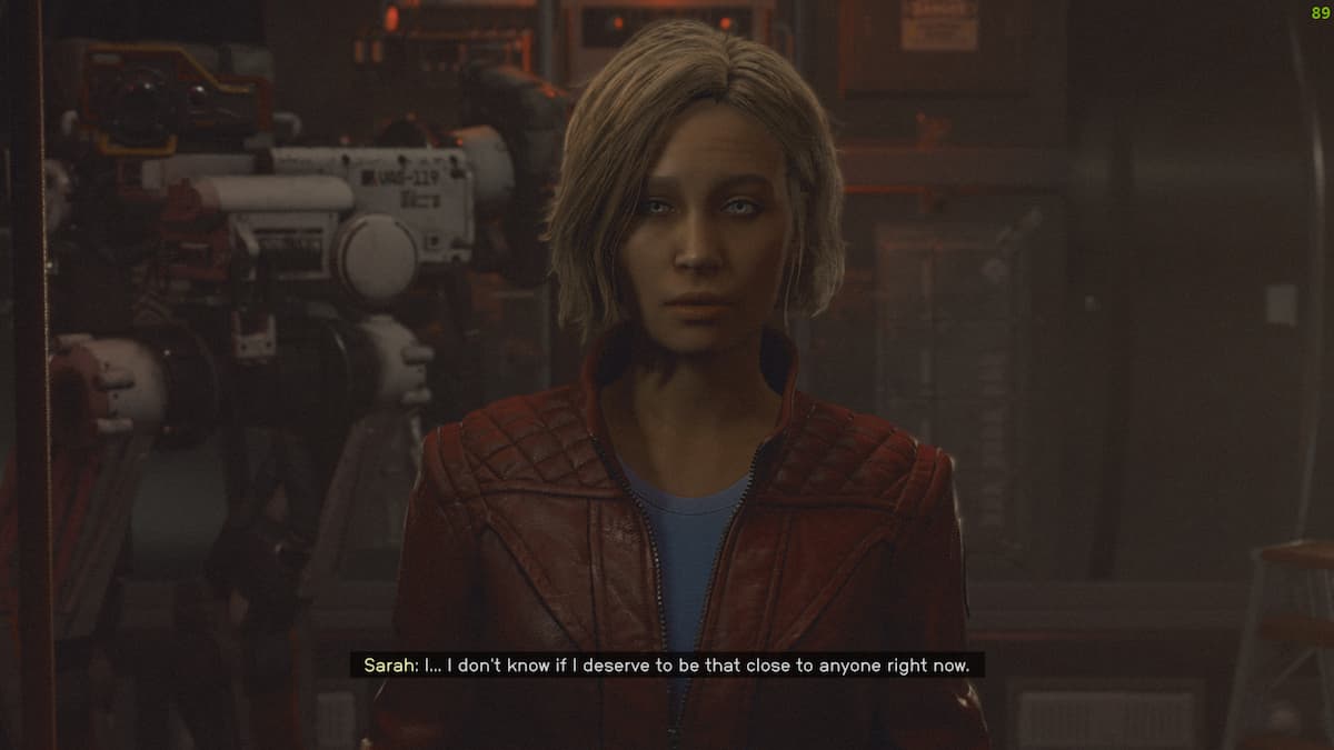 Should you flirt with Sarah Morgan in Starfield? | Pro Game Guides