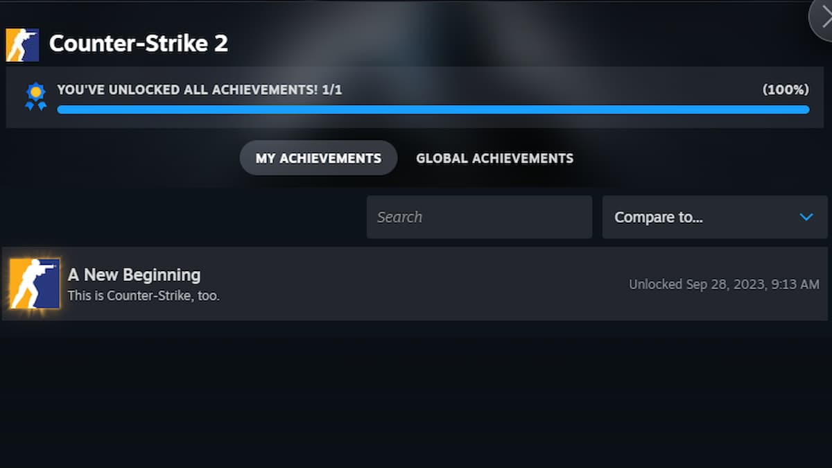 CS2 Hidden Achievement - How to complete 'A New Beginning" | Pro Game ...