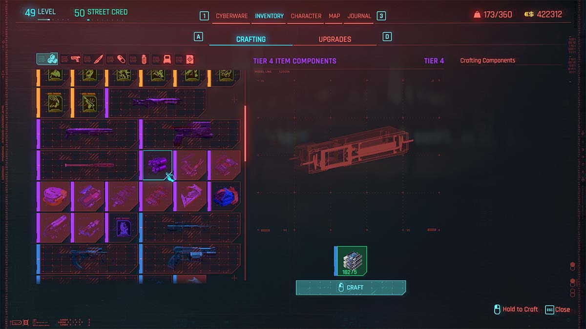 How to upgrade weapons in Cyberpunk 2077 2.0 | Pro Game Guides