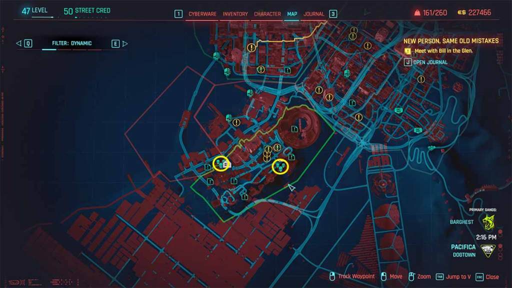 All Increased Criminal Activity Locations in Cyberpunk Phantom Liberty ...