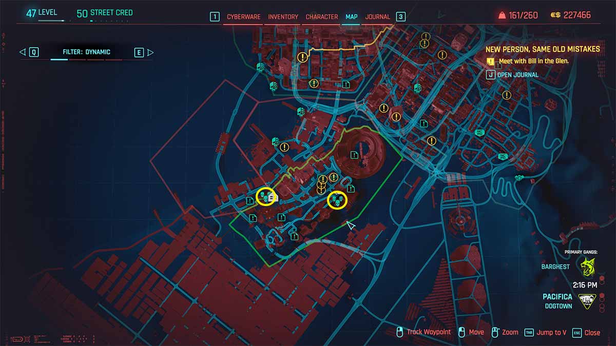 All Increased Criminal Activity Locations in Cyberpunk Phantom Liberty ...