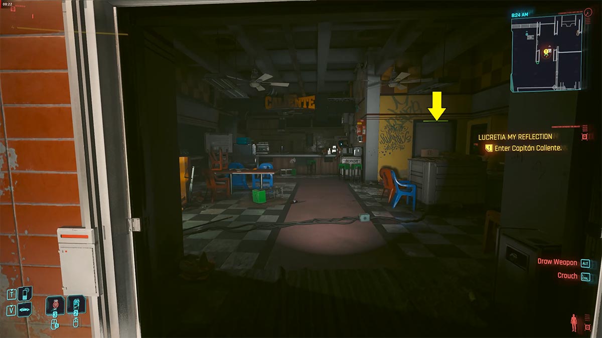 How to enter Capitan Caliente restaurant - Cyberpunk Phantom Liberty ...