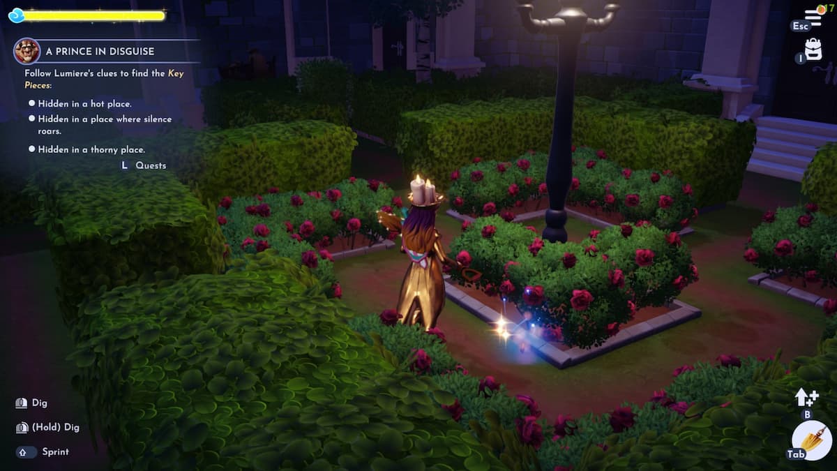 How to solve Lumiere's clue to find the key pieces in Disney Dreamlight ...