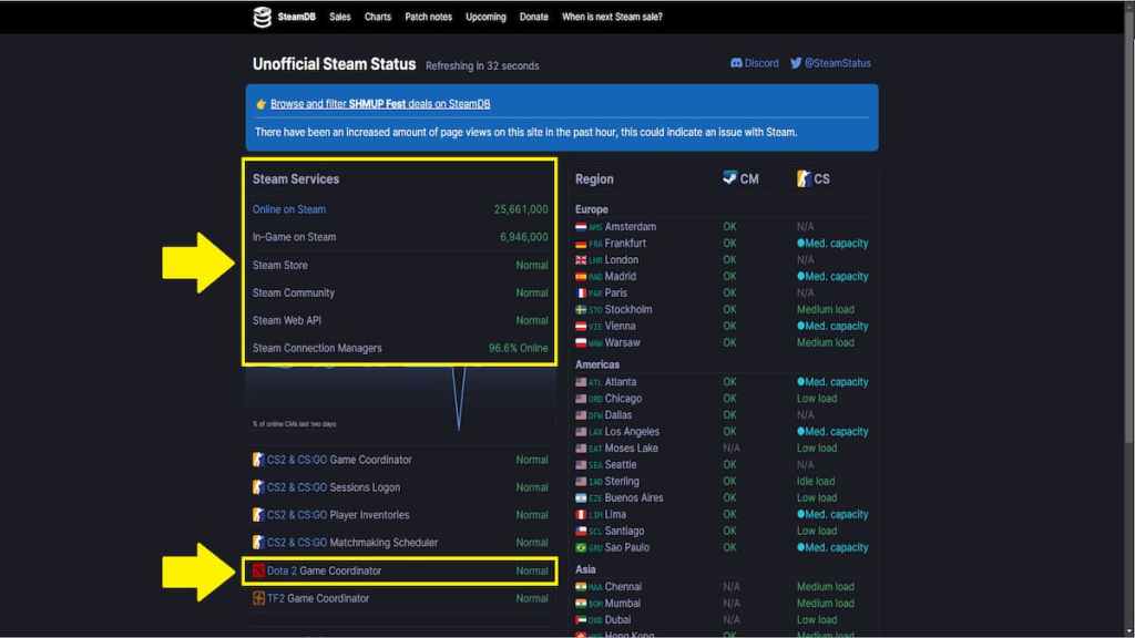 Is Dota 2 down? How to check for Server Status | Pro Game Guides