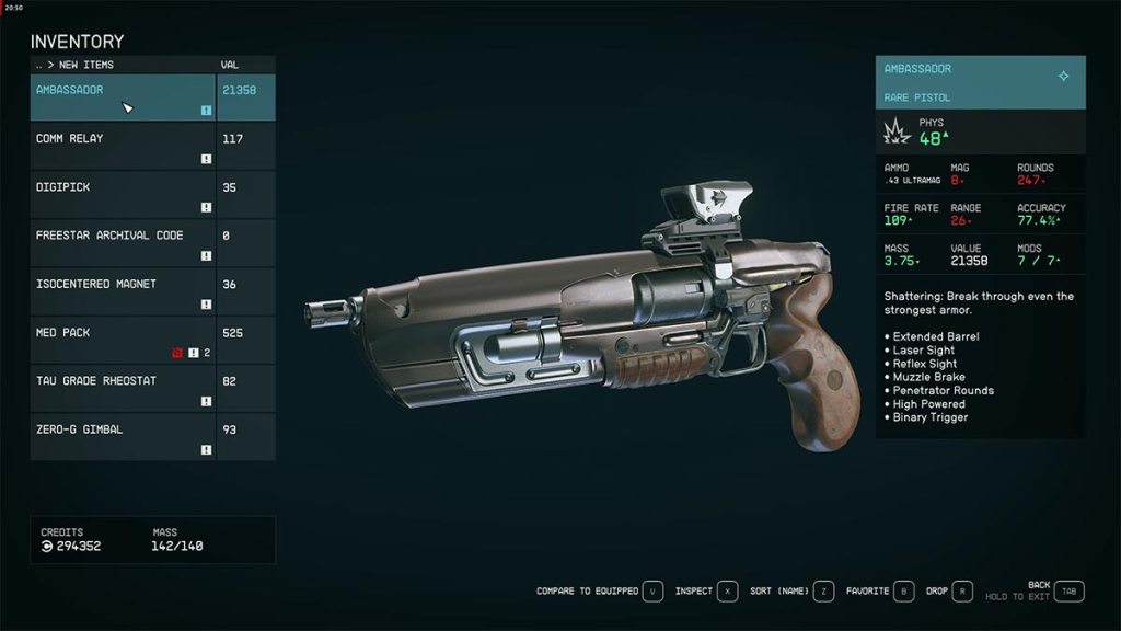 How to get the Ambassador Pistol in Starfield | Pro Game Guides