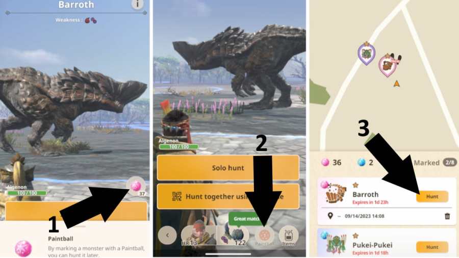 How and when to use Paintballs in Monster Hunter Now (MH Now) | Pro ...