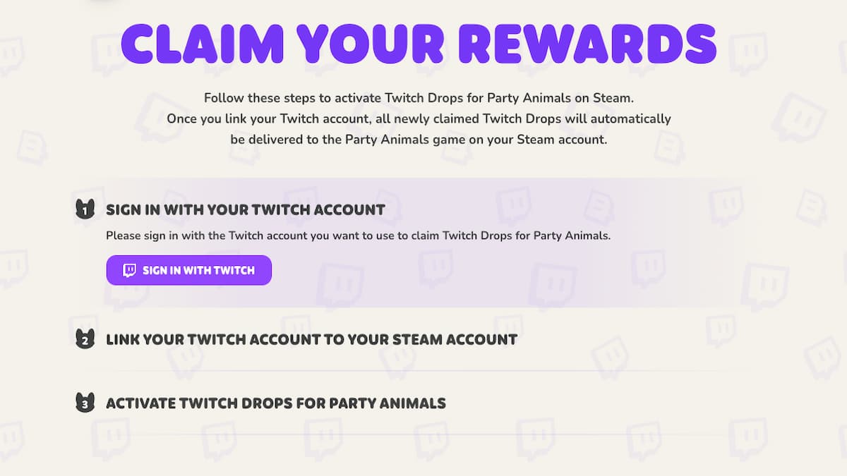 How to claim all Party Animals Twitch drop rewards | Pro Game Guides