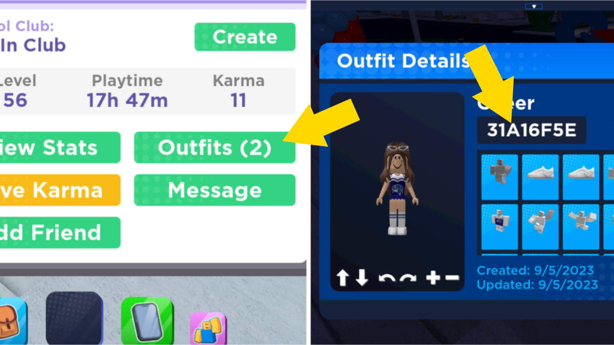 How to outfit share in Roblox High School 2 - Roblox | Pro Game Guides
