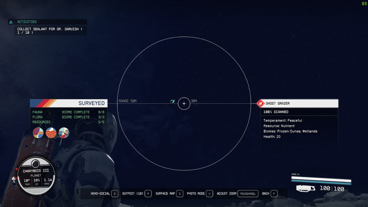 How to get 100% Survey Data on Charybdis III in Starfield | Pro Game Guides