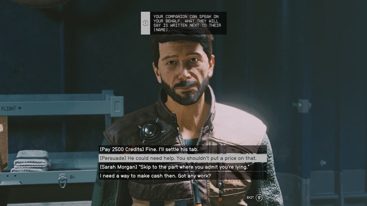 Starfield decisions guide: Dialogue choices, consequences, & Persuasion ...