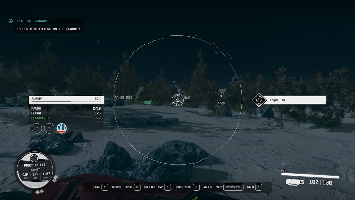 Starfield Into the Unknown - How to follow distortions on the scanner | Pro Game Guides