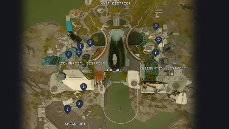 Starfield - Where to sell items in New Atlantis (Map) | Pro Game Guides