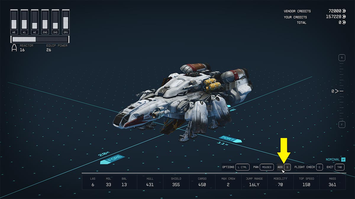 How to add cargo to Frontier ship in Starfield - Pro Game Guides