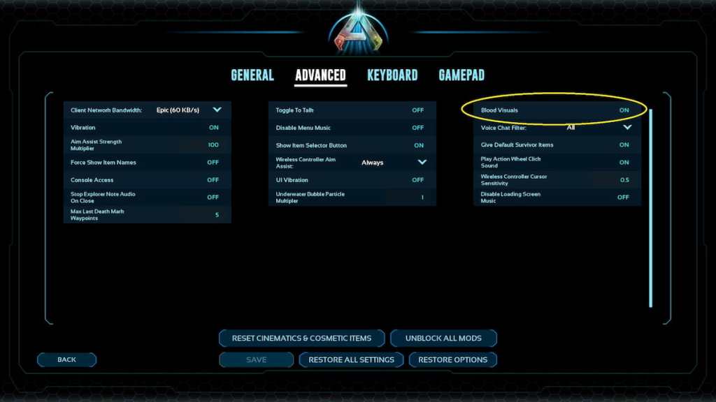 How to turn off Blood in ARK Survival Ascended | Pro Game Guides