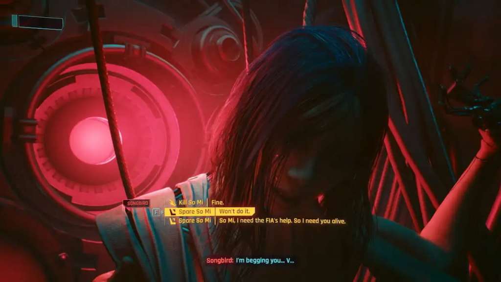 All Reed and Songbird choices in Cyberpunk Phantom Liberty | Pro Game ...