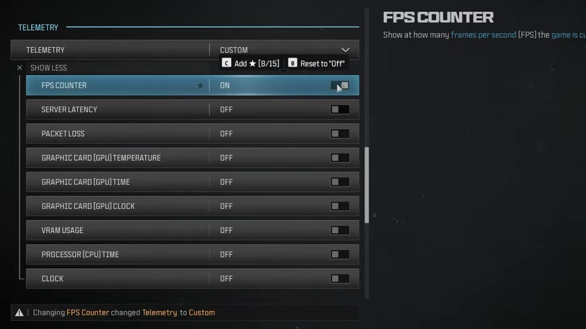 How to enable FPS counter in MW3 beta | Pro Game Guides