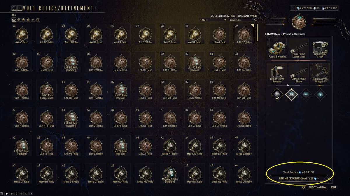 All Grendel Prime Relics in Warframe and How To Get Them | Pro Game Guides