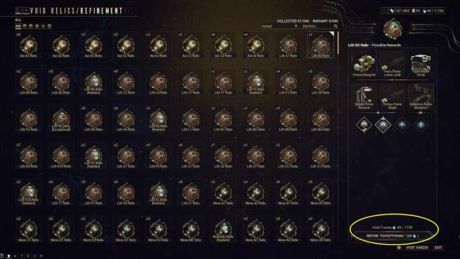 All Grendel Prime Relics in Warframe and How To Get Them | Pro Game Guides