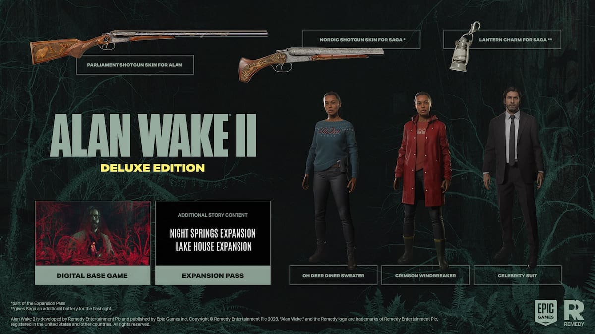 Alan Wake 2 All Deluxe Edition & Pre-Order Rewards | Pro Game Guides