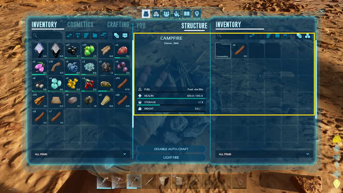 How to light a campfire in ARK Survival Ascended (ASA) - Pro Game Guides