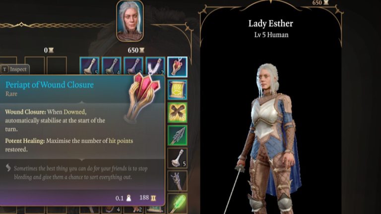 Where to get the Periapt of Wound Closure in BG3 | Pro Game Guides