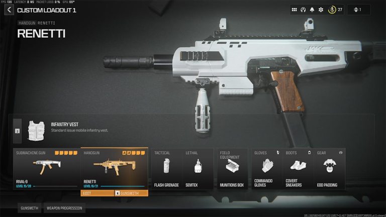 Best Renetti build and loadout in MW3 Beta | Pro Game Guides