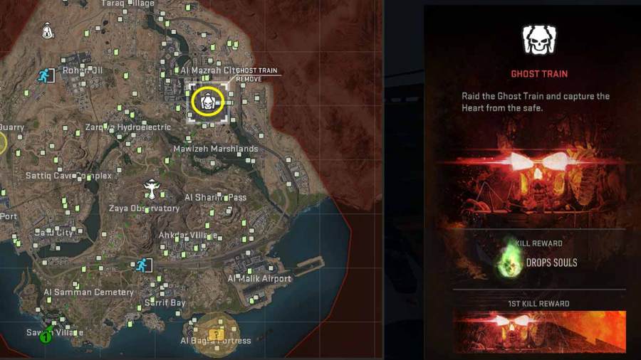 Where to find the Ghost Train and Heart in The Haunting Warzone & DMZ ...