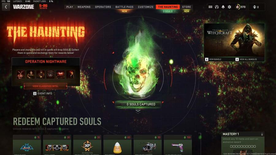 All CoD The Haunting Event Rewards & Challenges - Warzone & DMZ | Pro ...