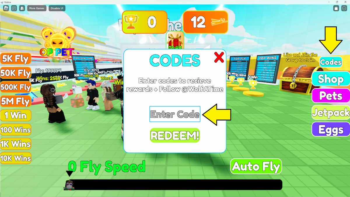 +1 Fly Every Second Codes | Pro Game Guides