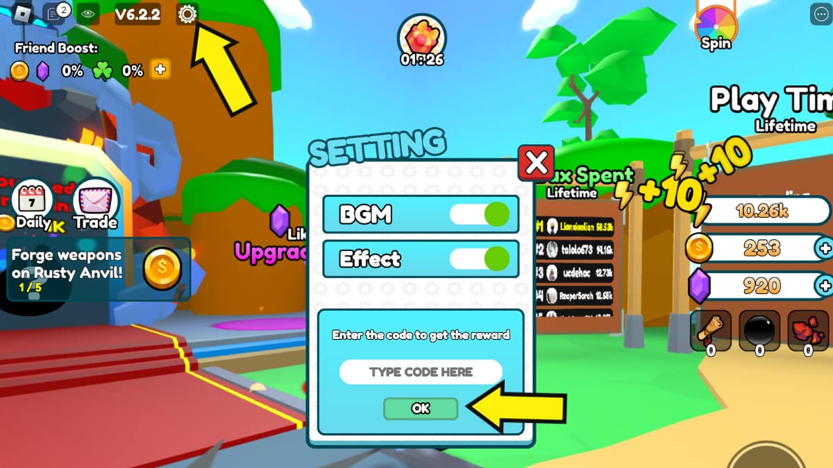 Weapon Forge Simulator Codes | Pro Game Guides